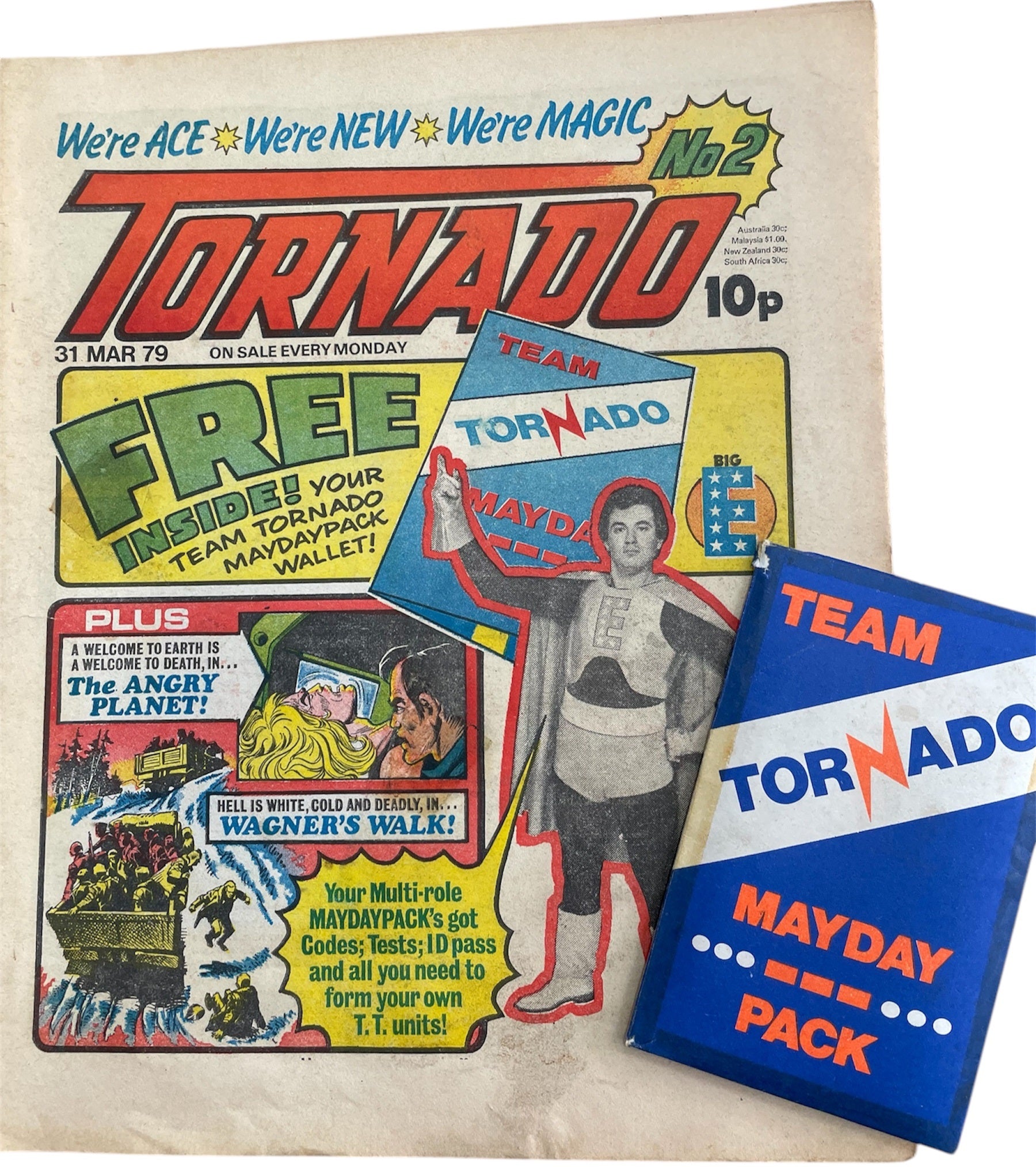Vintage Tornado Weekly Boys And Girls Comic Issue No. 2 - 31st March 1 – Midas Touch Toys, Games ...