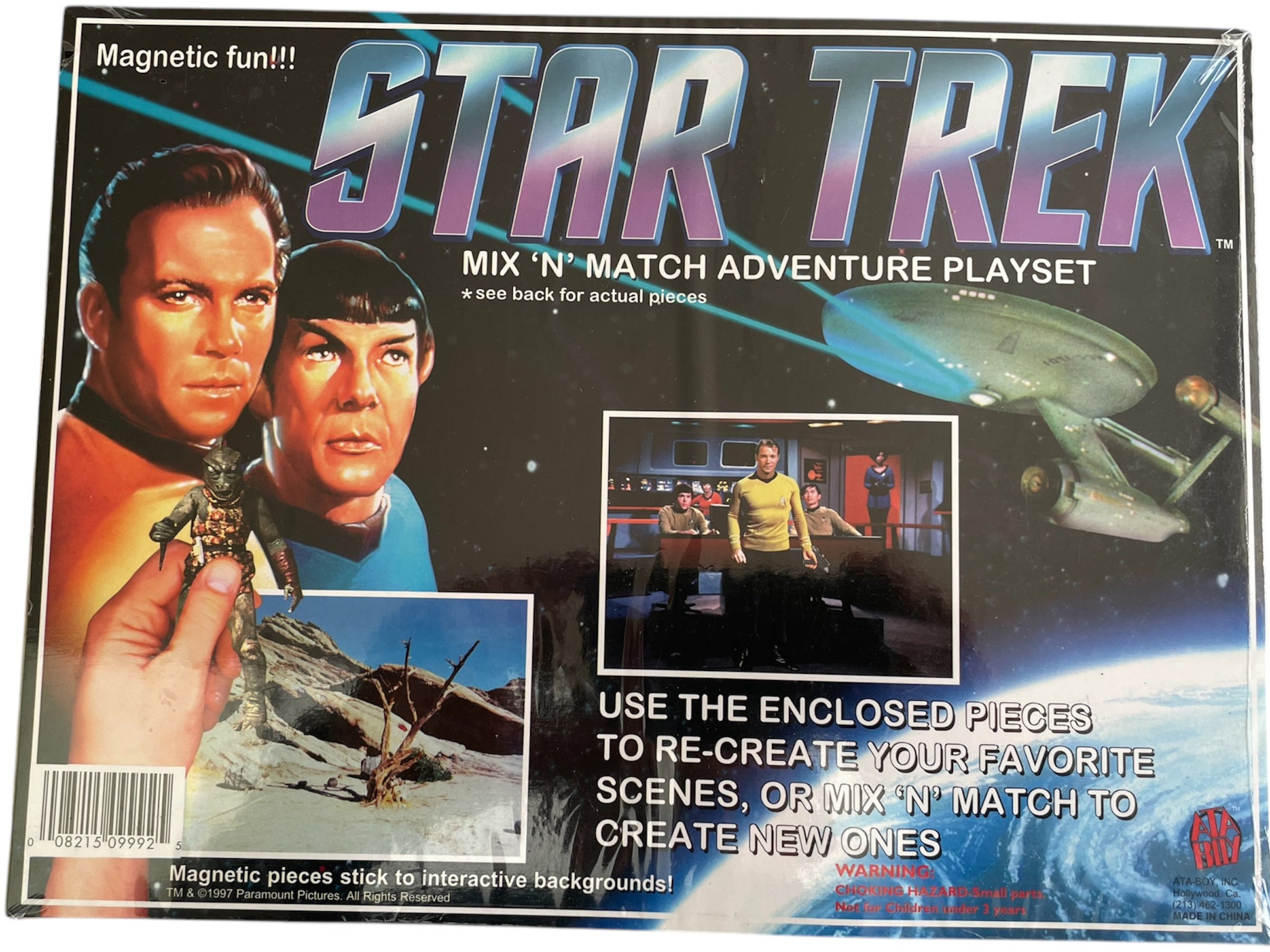 Vintage 1997 Star Trek The Original Series Mix N Match Magnetic Fun Ad ...