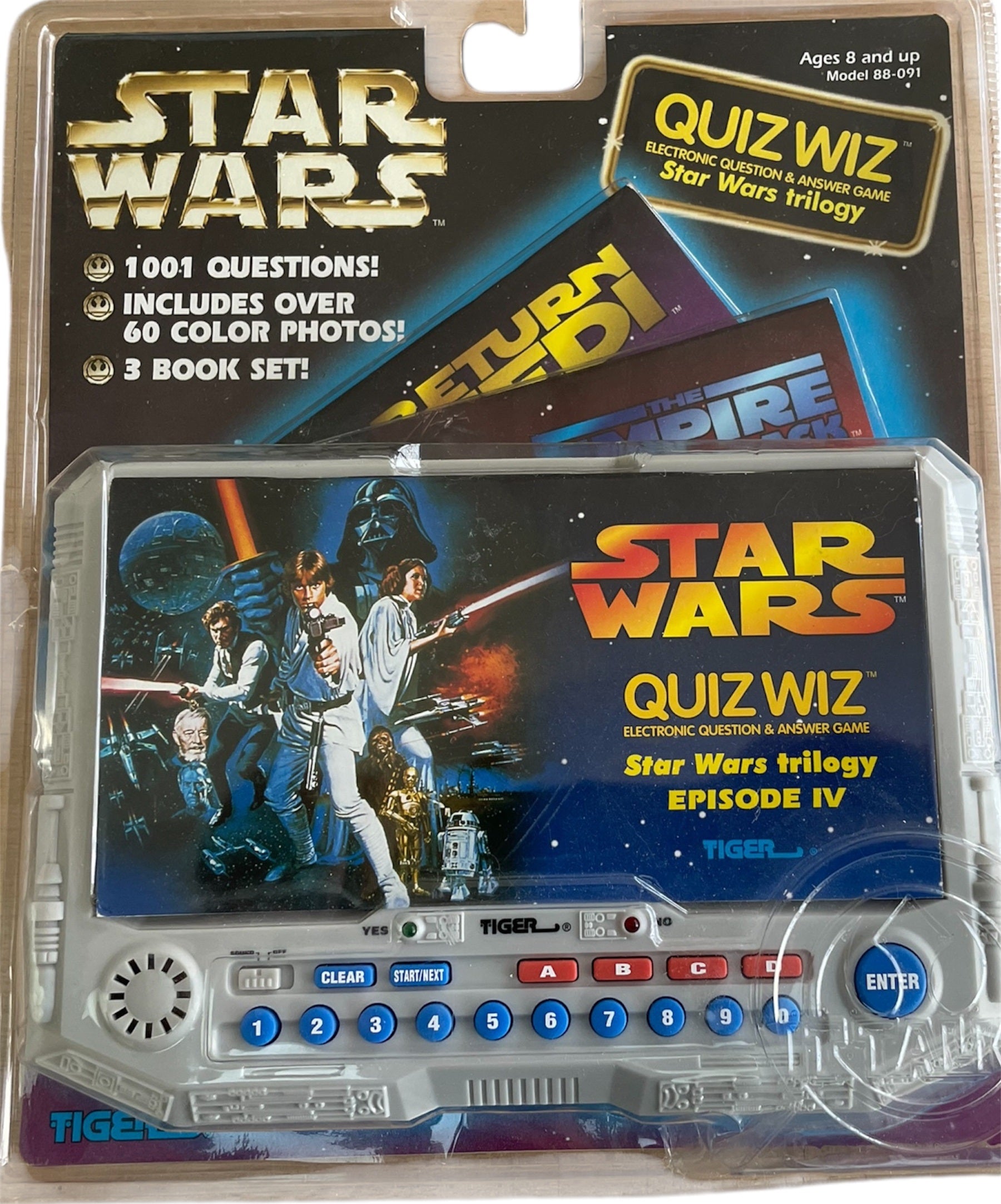 Vintage 1997 Tiger Electronics Star Wars The Original Trilogy Quiz Wiz ...
