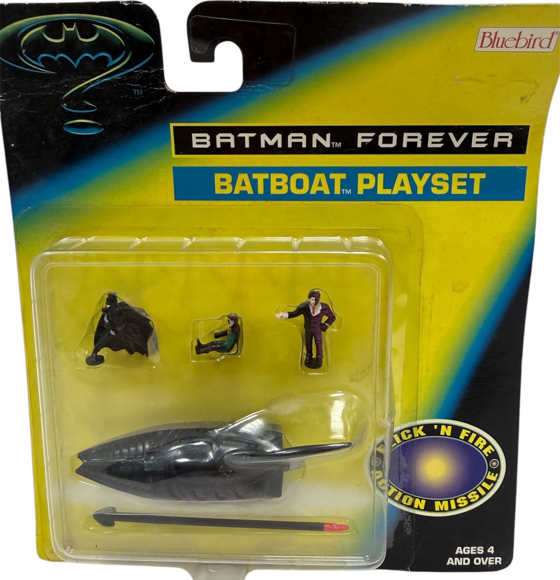 Vintage Bluebird Toys 1996 Batman Forever Batboat Mini Playset - Facto ...