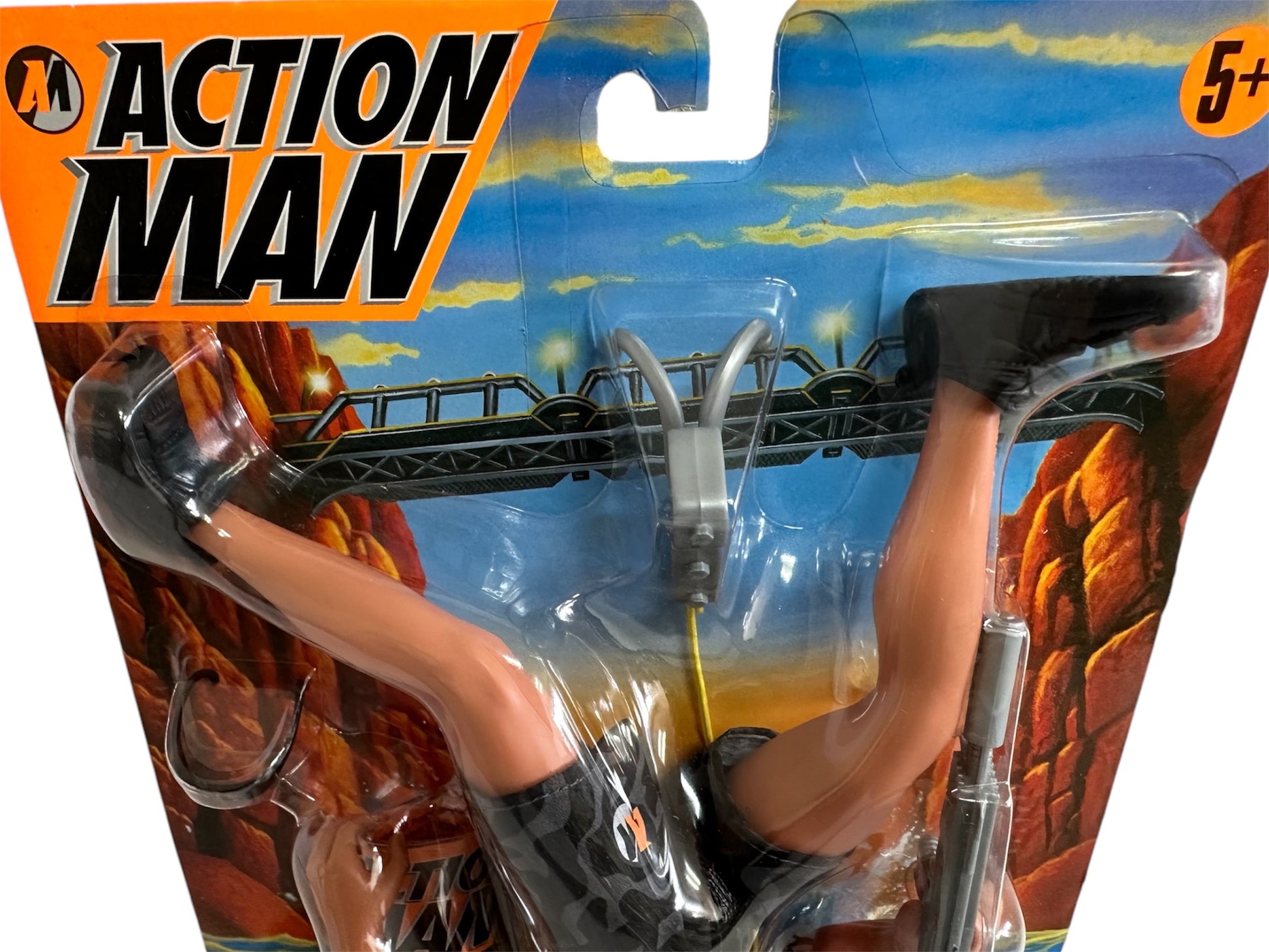 Vintage 1997 Action Man AM Bungee Jump Extreme Action Figure And Acces ...