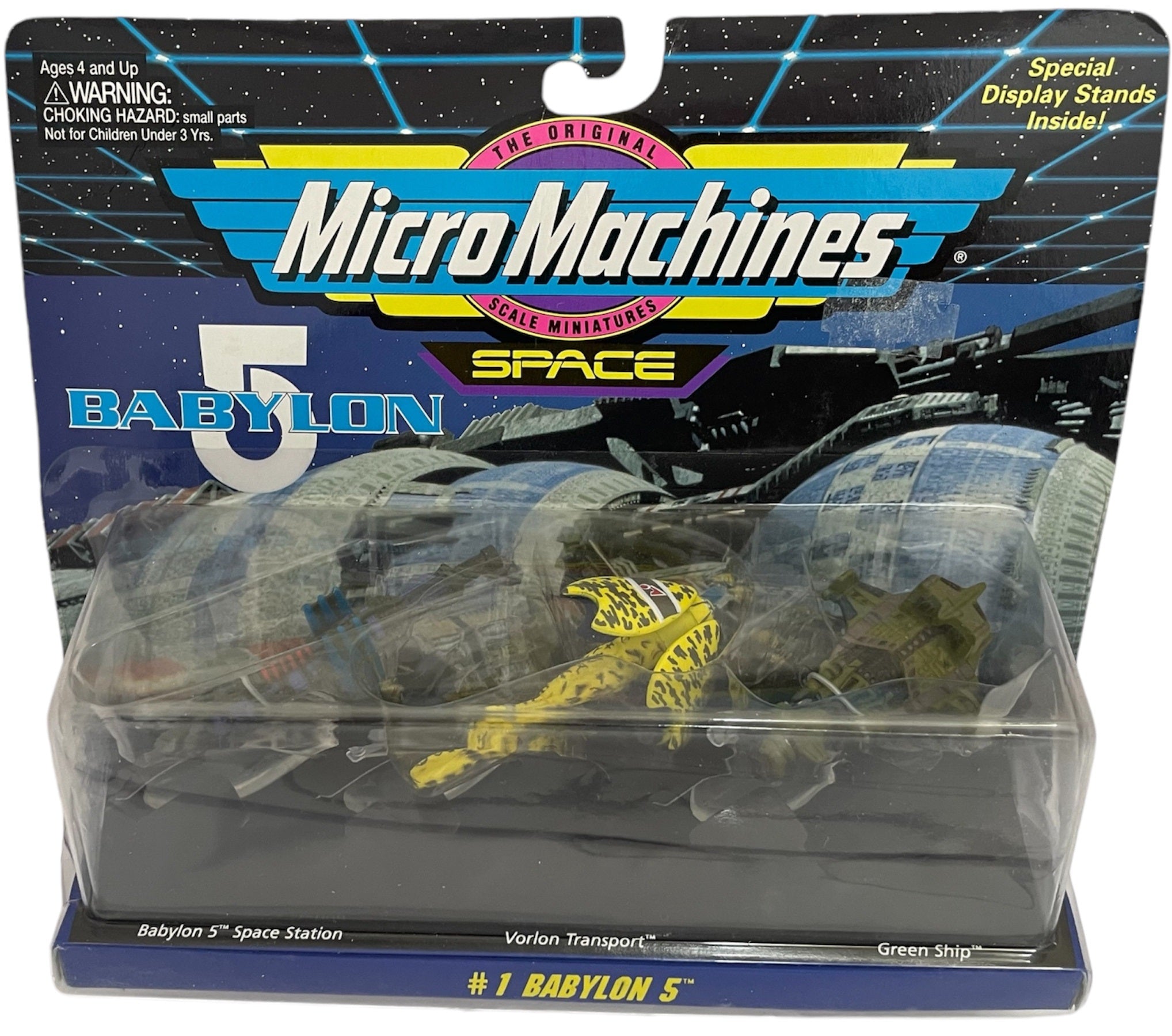 Vintage 1994 Babylon 5 Micro Machines Collection Set 1 Space Star Ship ...