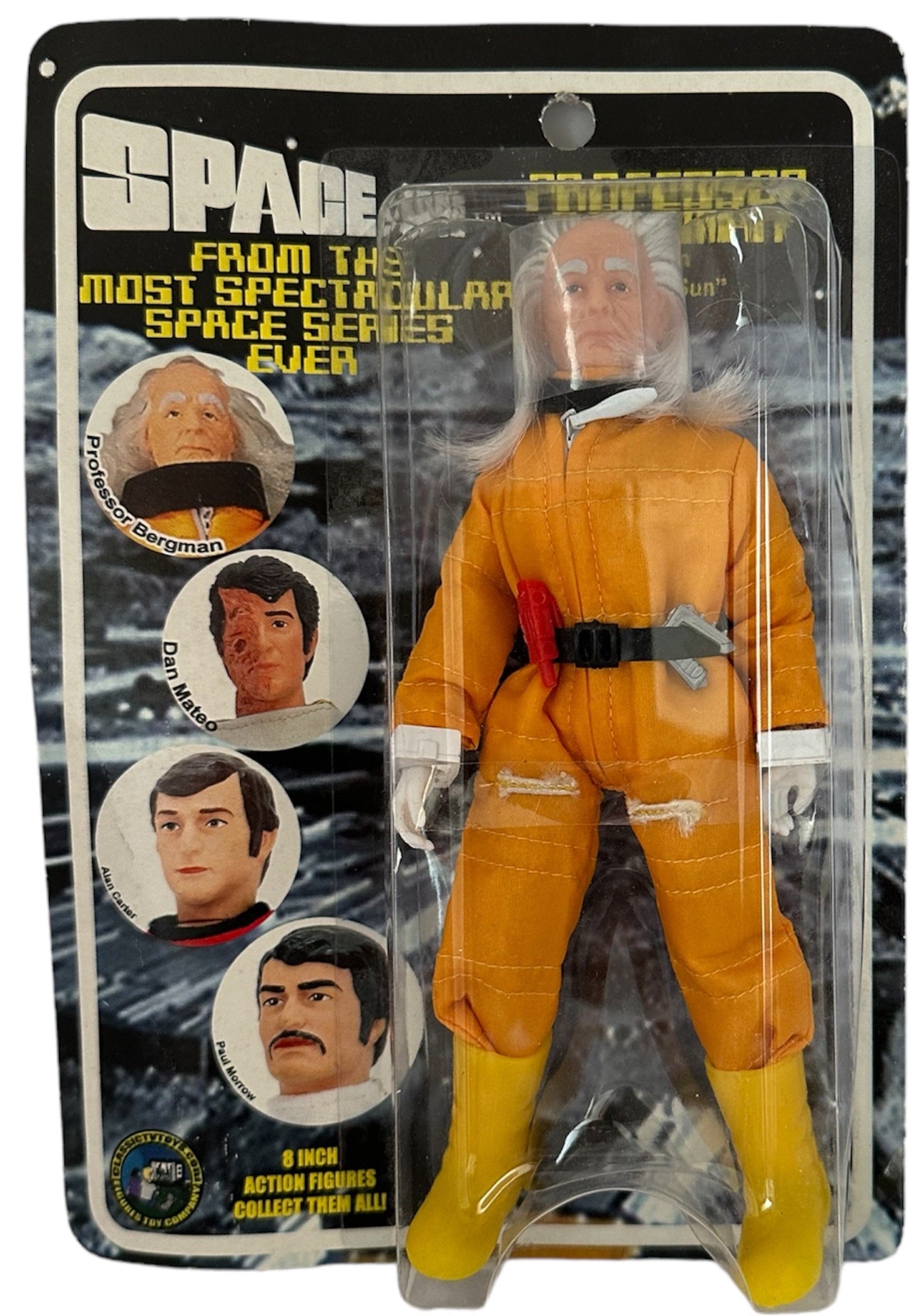 Vintage 2004 Space 1999 Mego Style Professor Victor Bergman In Radiati ...