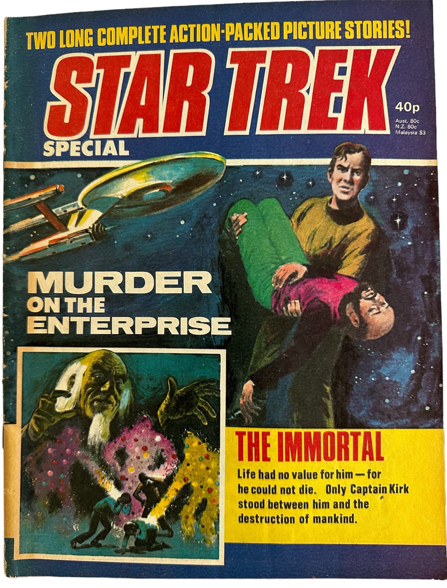 Vintage 1977 IPC's Star Trek Special Comic - Murder On The Enterprise ...
