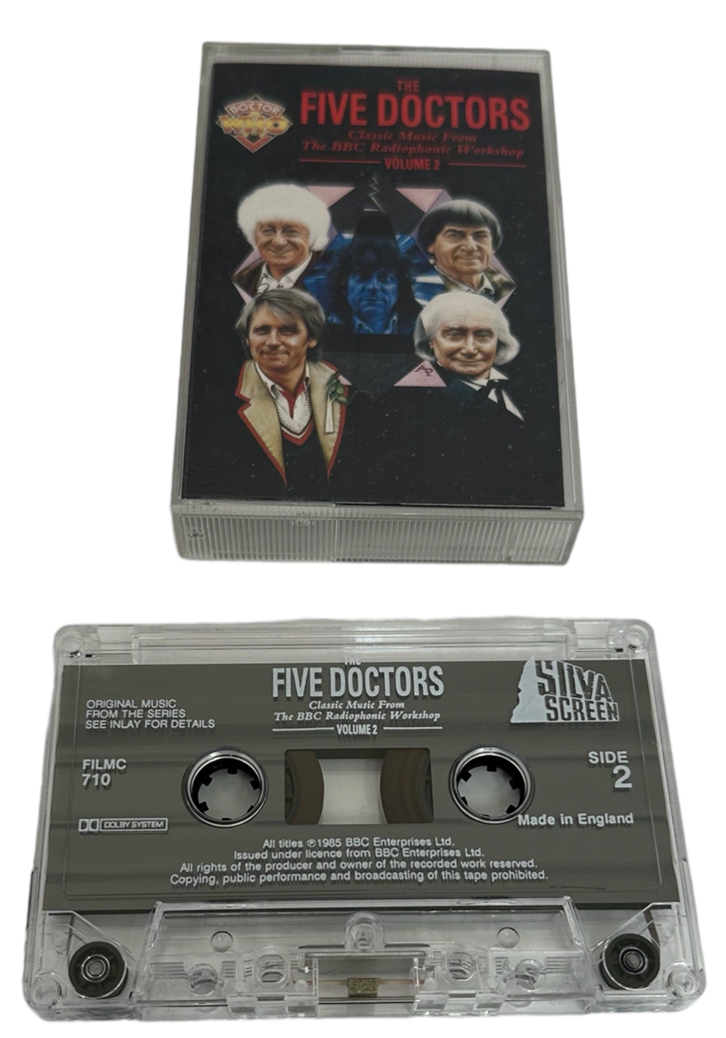 Vintage Silva Screen 1992 Doctor Dr Who The Five Doctors - Classic Mus ...