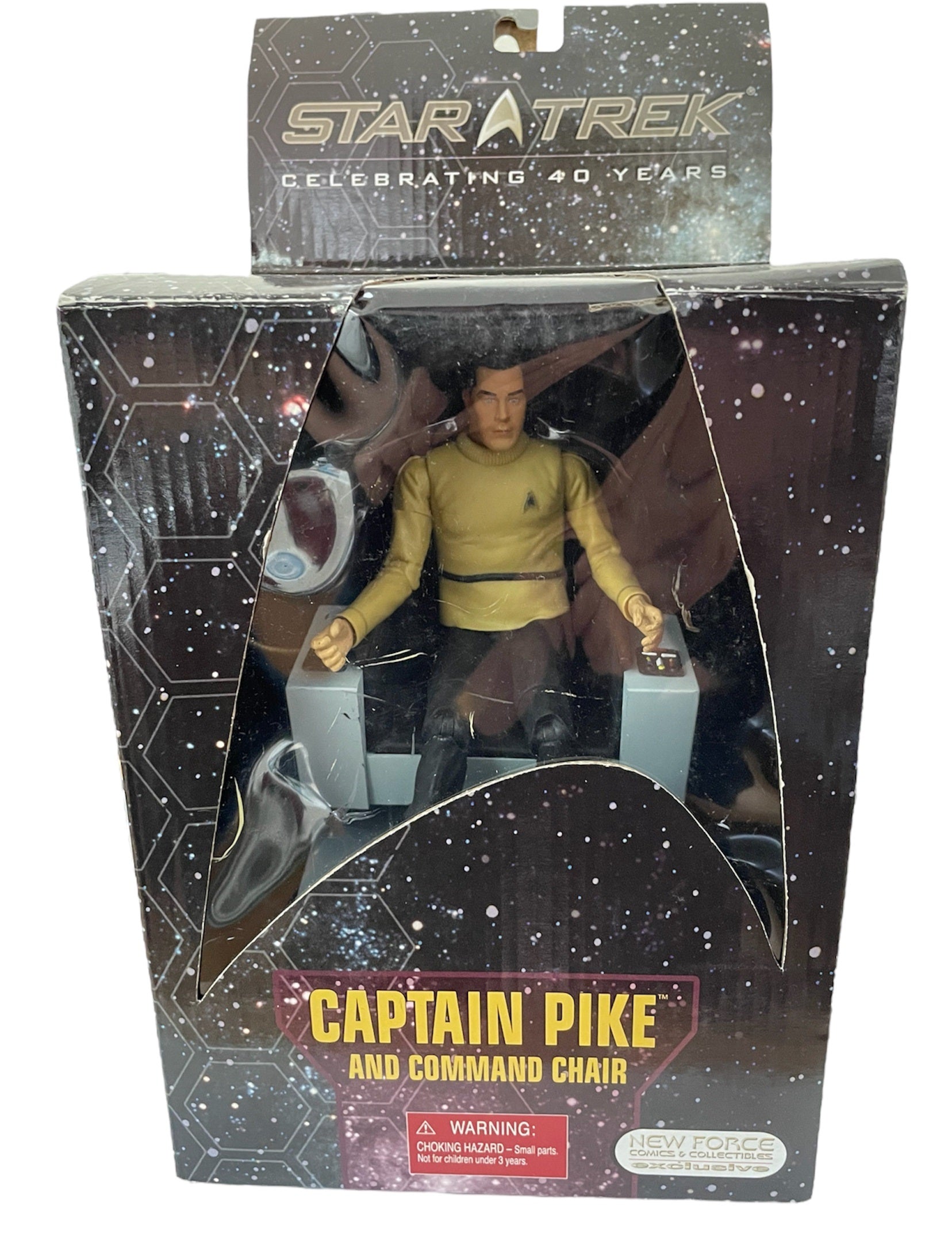 Vintage Art Asylum 2006 Star Trek 40th Anniversary Captain Pike Action ...