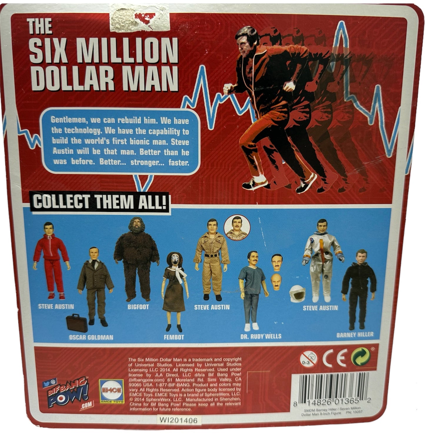 Vintage Biff Bang Pows 2014 - The Six Million Dollar Man Barney Hiller ...