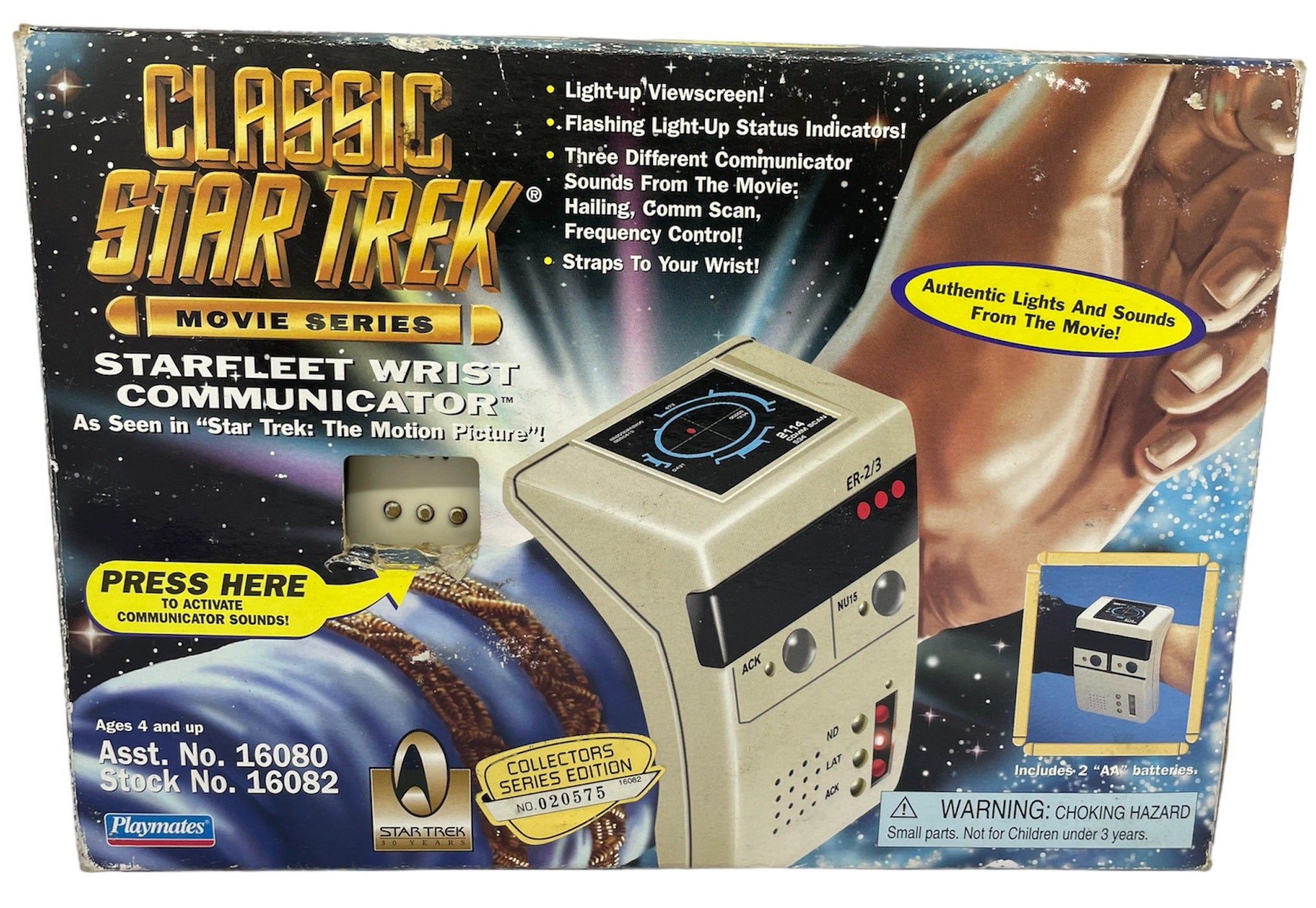 Vintage 1996 Playmates Star Trek Classic Movie Series Electronic Starf ...