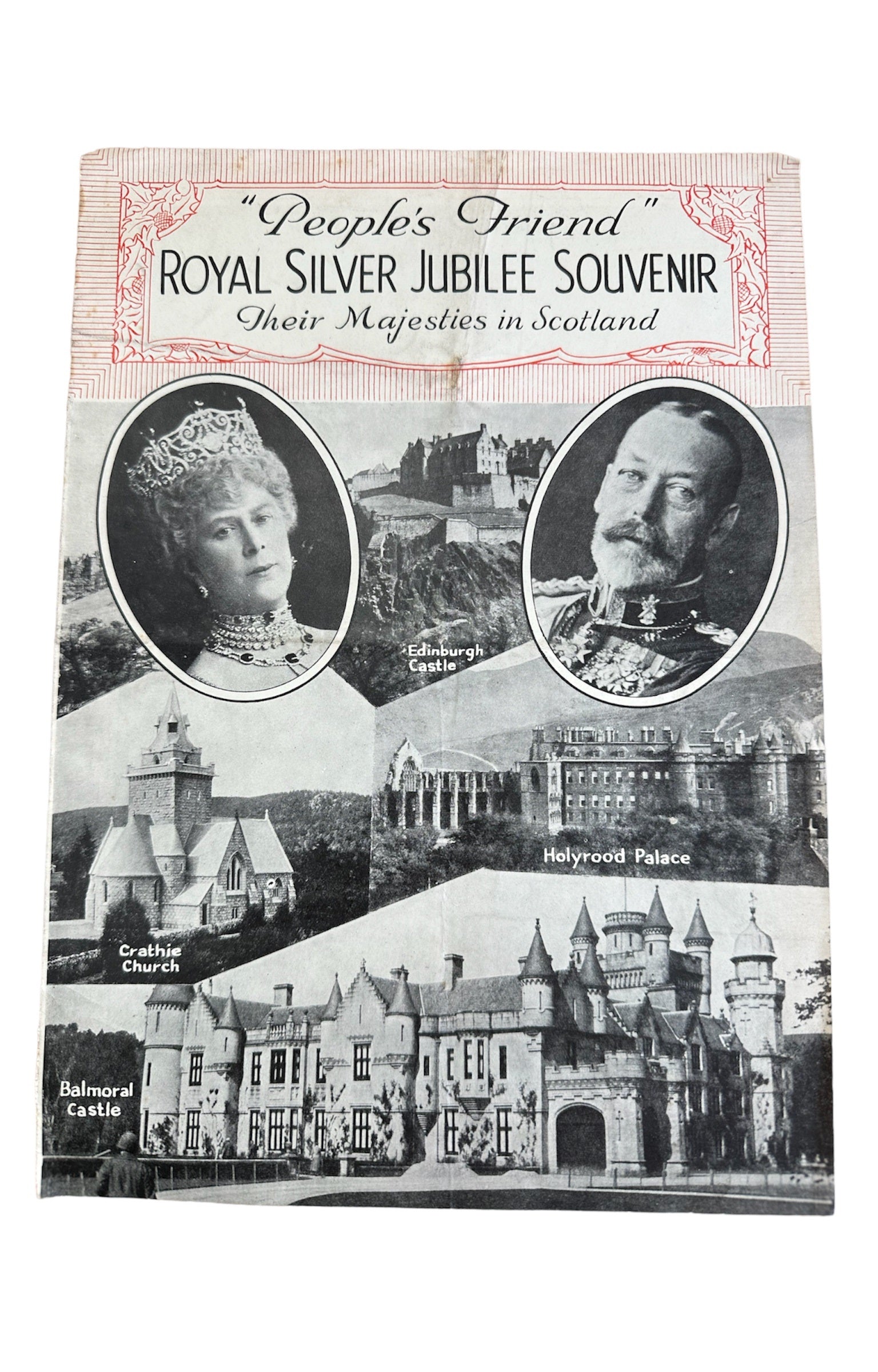 Vintage 1935 - People's Friend - Royal Silver Jubilee Souvenir - Their ...