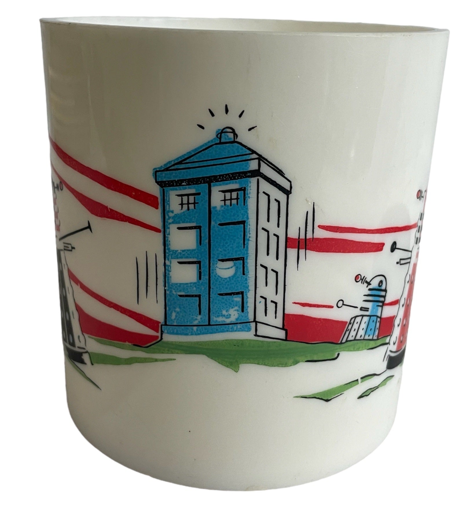 Vintage 1965 H & B Plastics - Doctor Dr Who And The Daleks Plastic Con ...