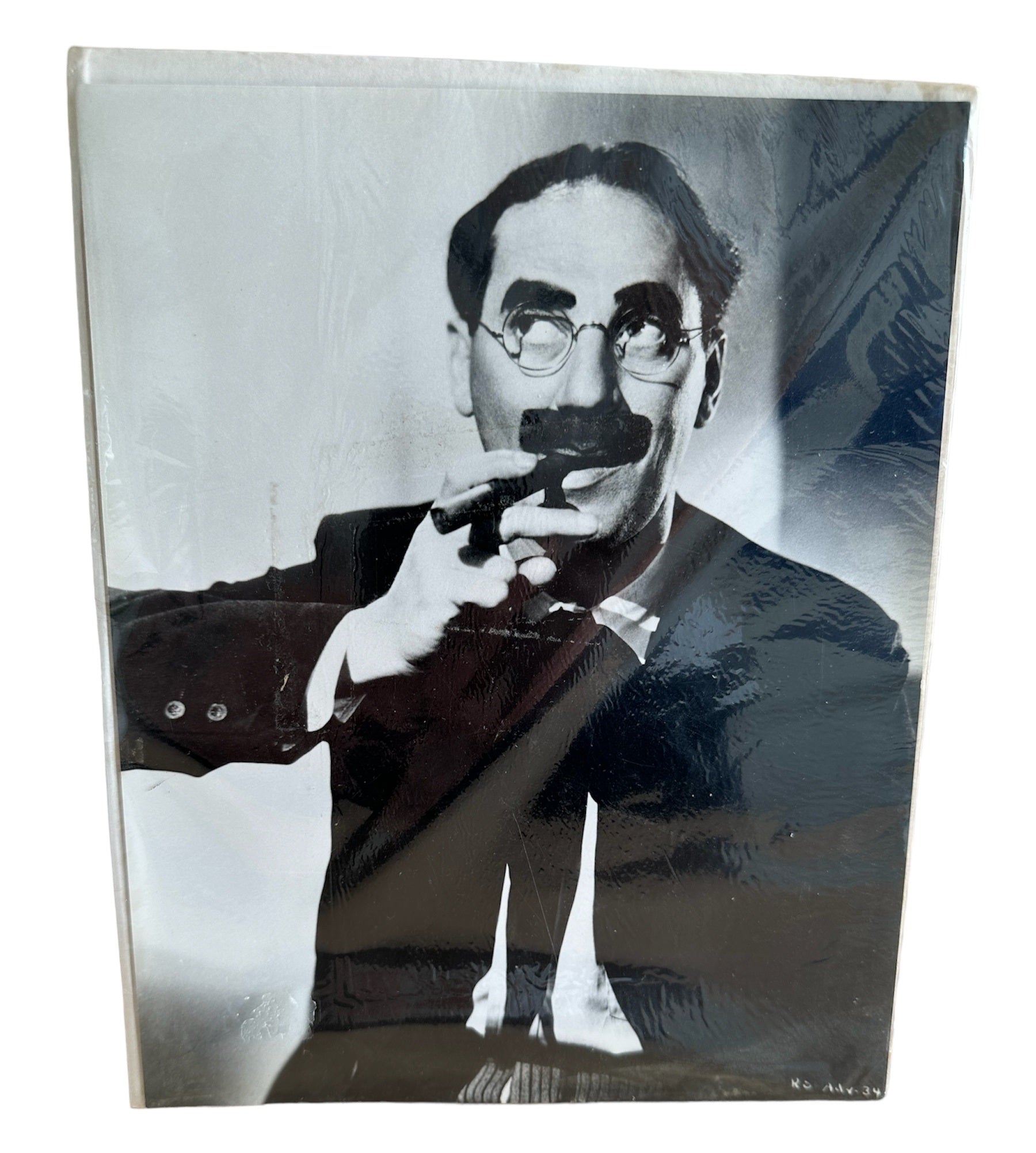 Vintage 1950's Groucho Marx Of The Marx Brothers 10 x 8 Inch Black And ...