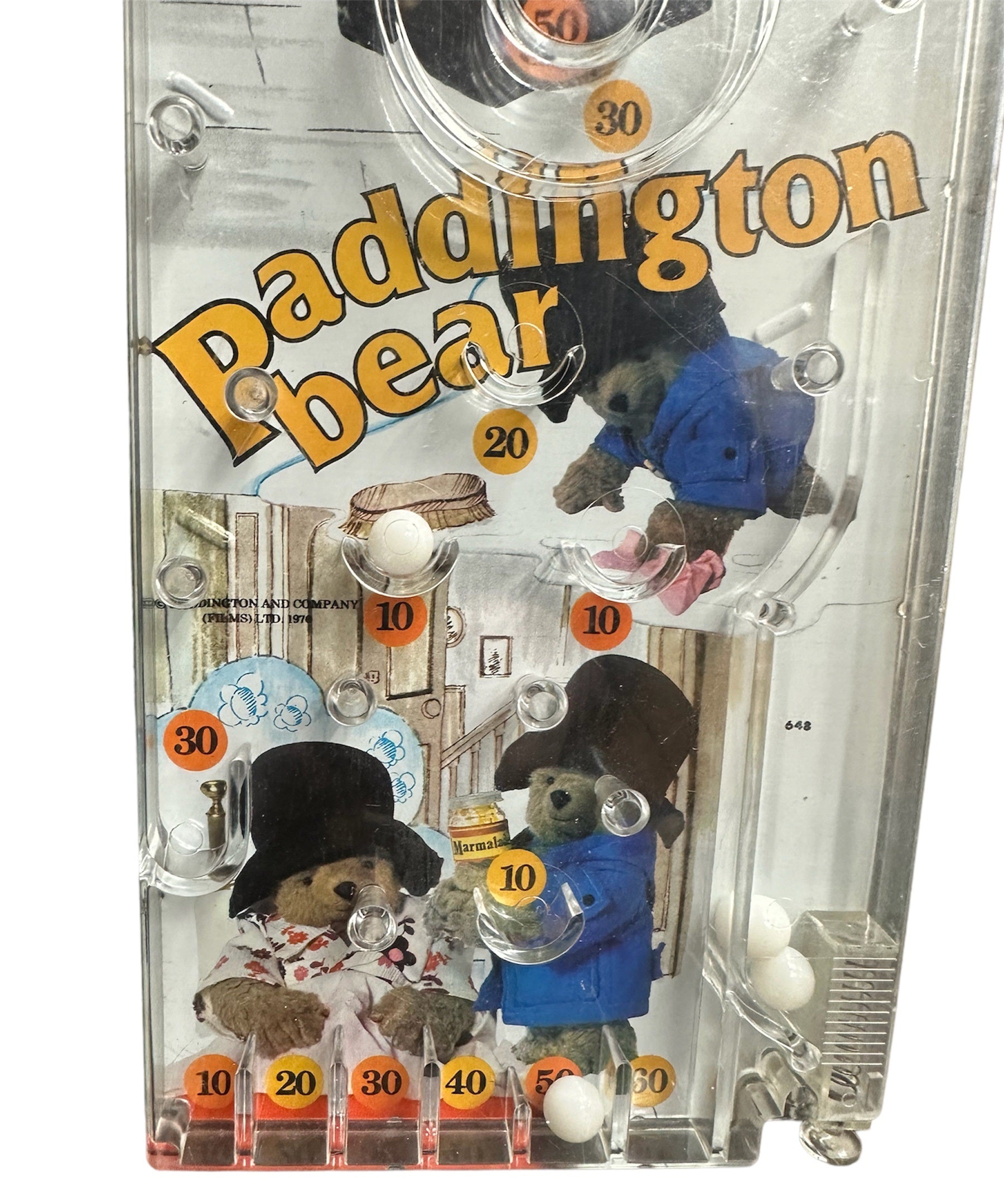 Vintage 1976 Paddington The Bear Bagatelle Pin Ball Game - Fantastic C ...