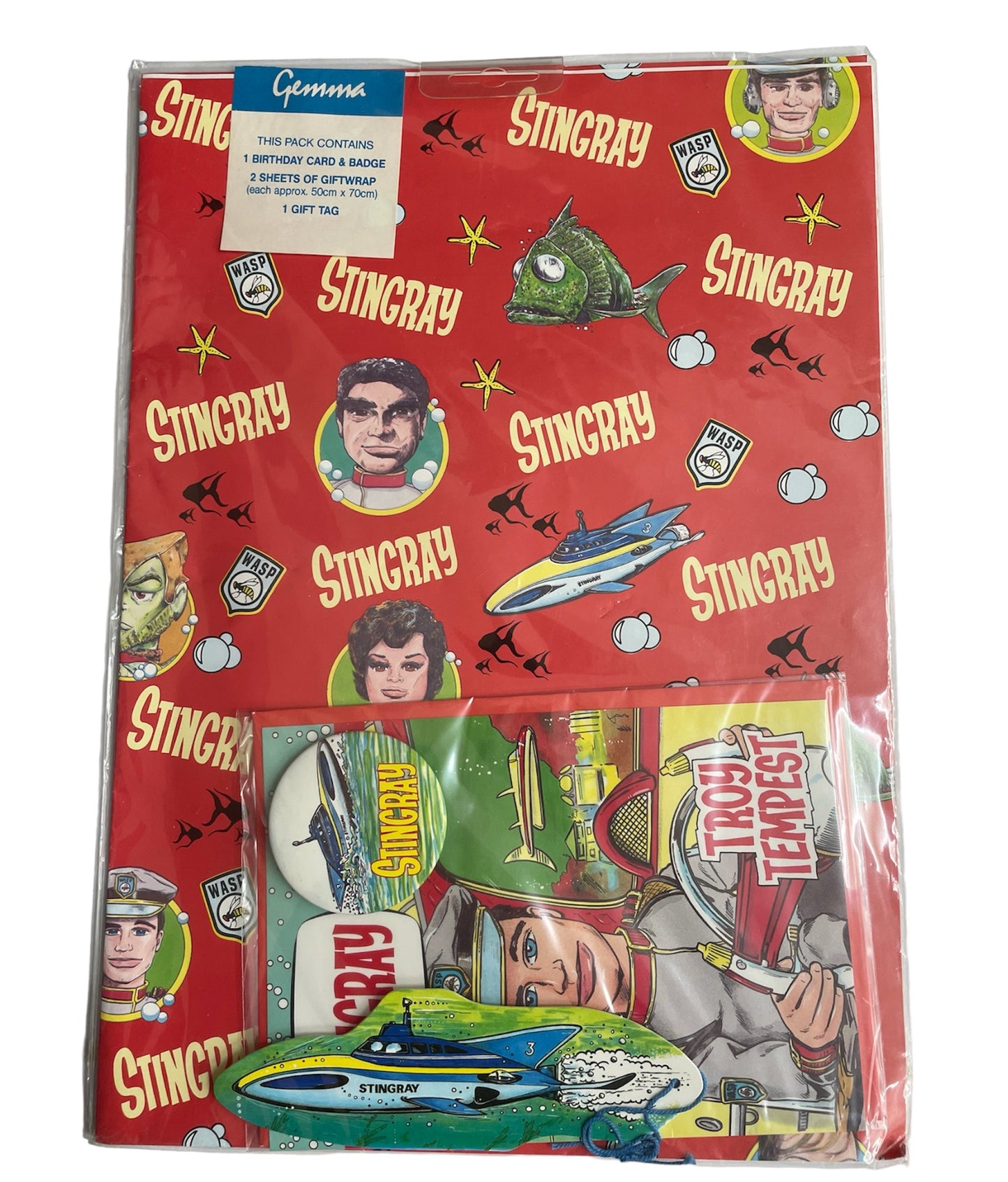 Vintage 1992 Gerry Andersons Stingray Birthday Gift Set - Includes Bir ...