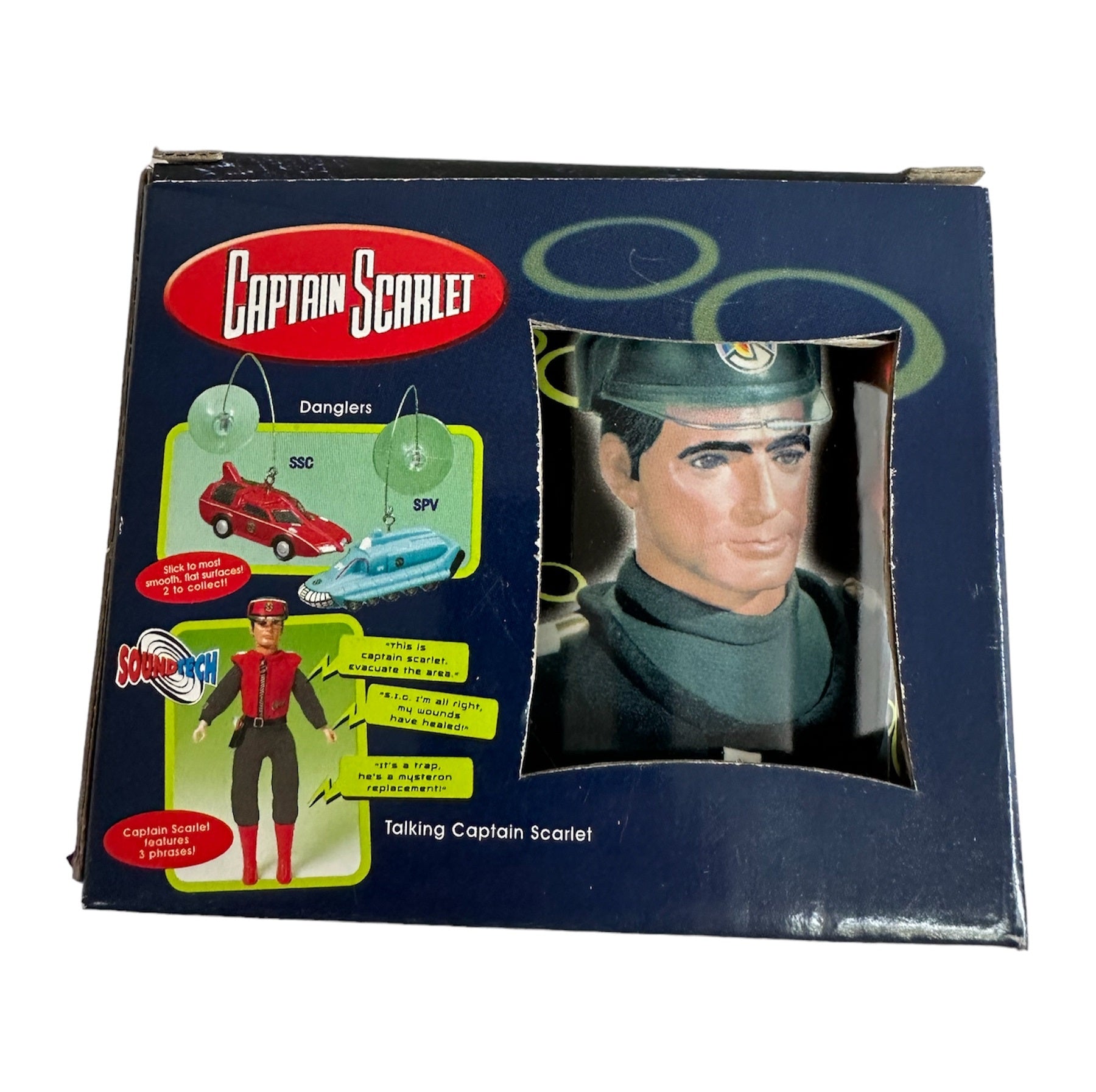 Vintage 2001 Gerry Andersons Captain Scarlet & The Mysterons Captain B ...