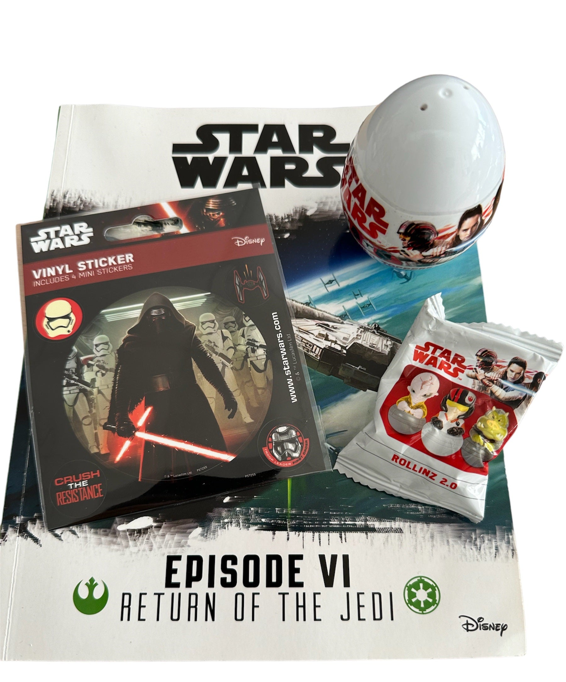 Star Wars Episode IV Book, Pencil Topper, Rollinz And Sticker Gift Set ...