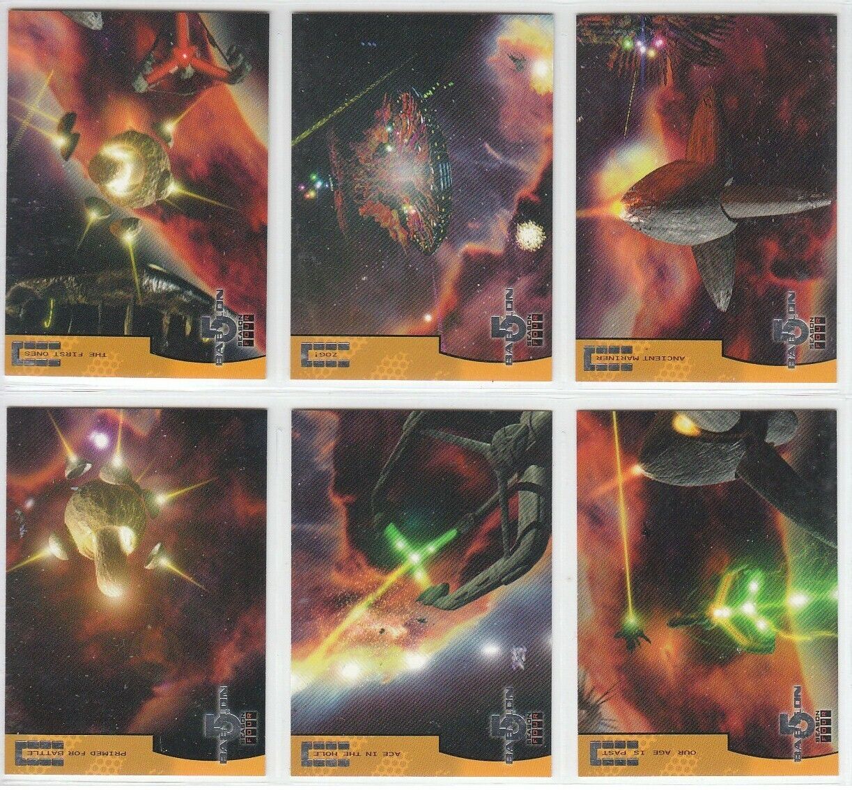 Vintage Skybox 1998 Babylon 5 Series Four Basic Trading Card Set / Col ...