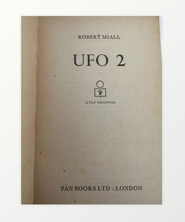 Vintage 1971 Gerry Andersons UFO 2 Paperback Book By Robert Miall ...