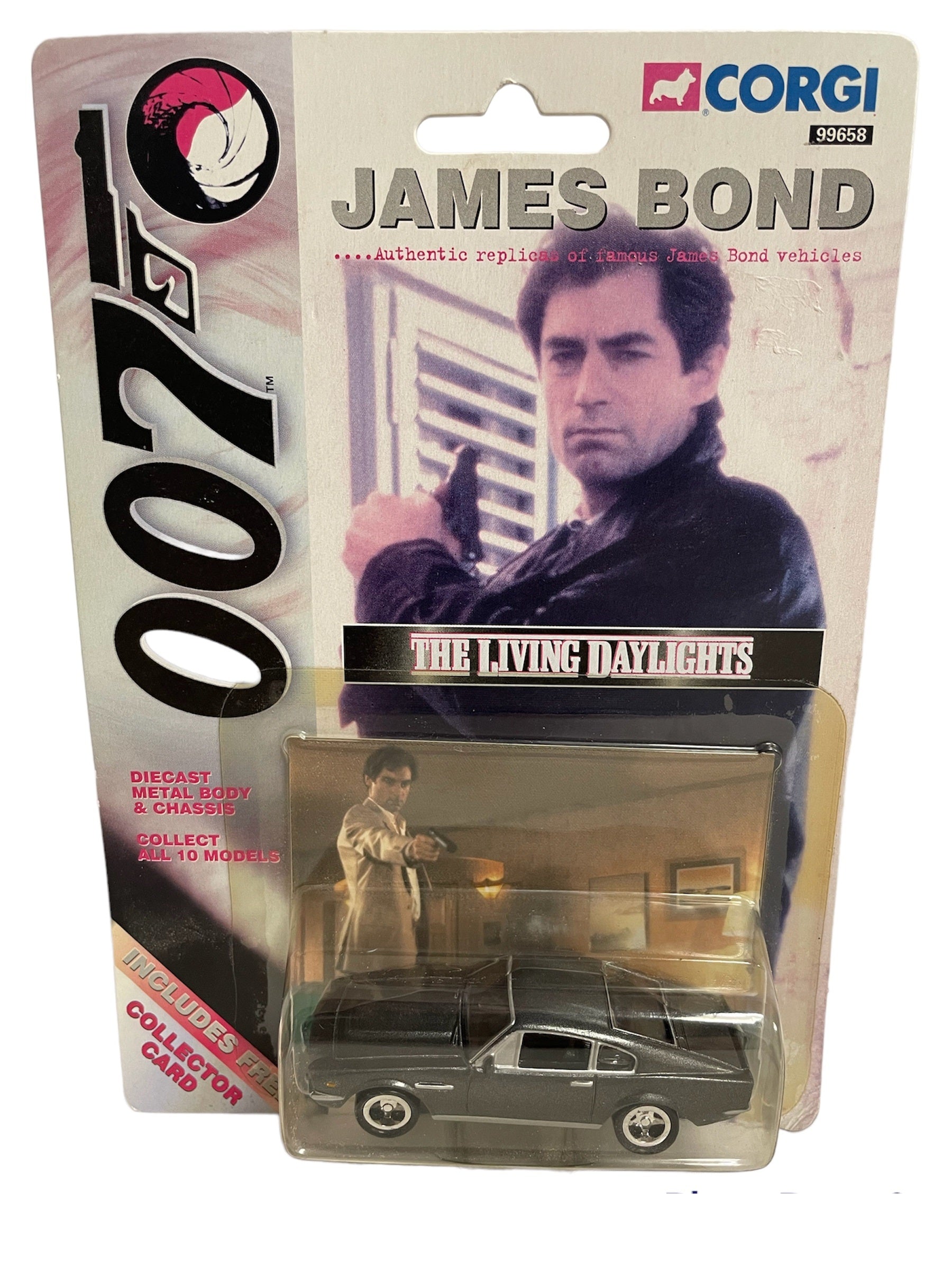 Vintage 1999 Corgi James Bond 007 - The Living Daylights - Aston Marti ...