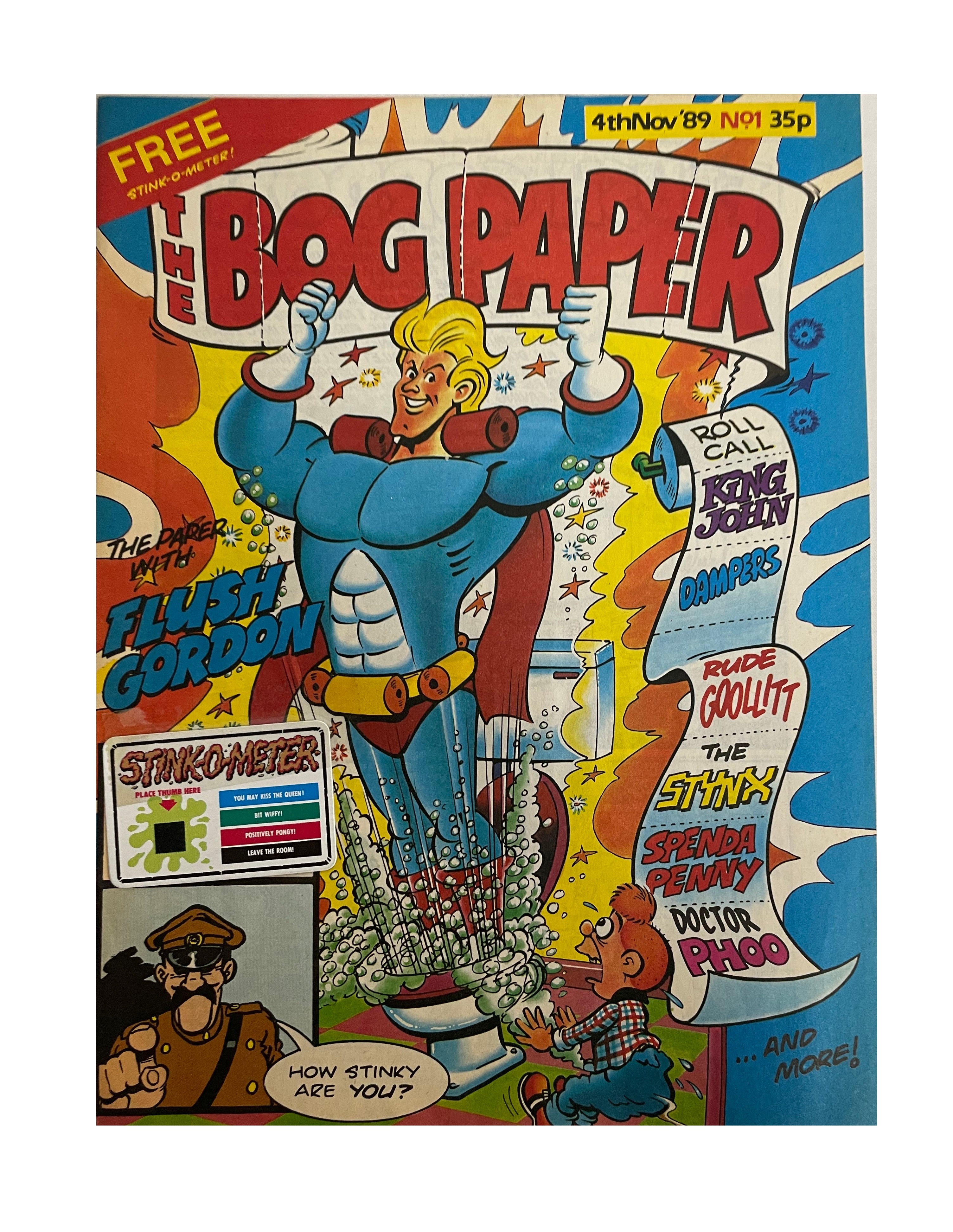 Vintage 1989 The Bog Paper Weekly Comic Magazine Number 1 - Fantastic ...
