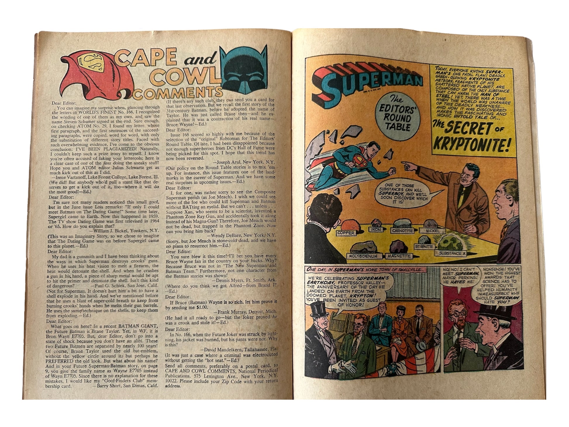 Vintage 1967 DC Worlds Finest Comics Issue Number 171 - Starring Super ...